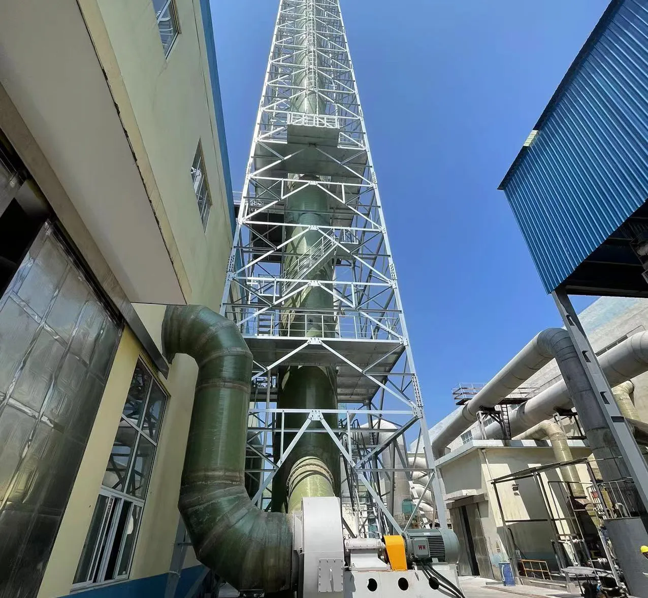 FRP Fiberglass chimney - CEMENTL