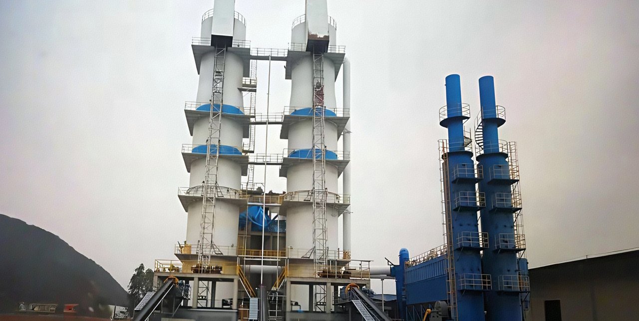 Maerz Vertical Calcination Lime Kiln Double Chamber Shaft HPS Operation ...