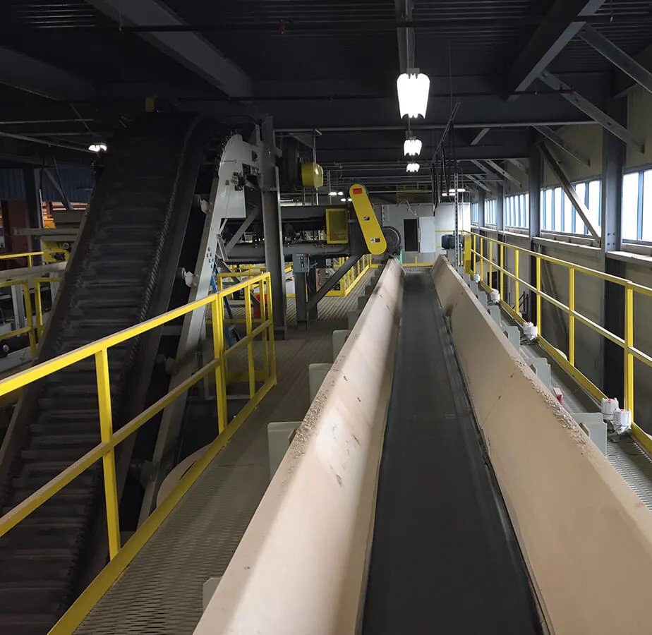 REVERSING SHUTTLE CONVEYORS BELT SYSTEM FOR NPK FERTILIZER STACKING ...
