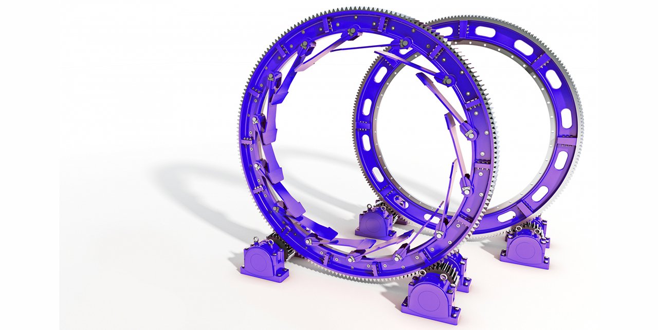 Ball Mill Girth Gear, Crown Gear, Pinion, and Ring Gear For Rotary Kiln ...